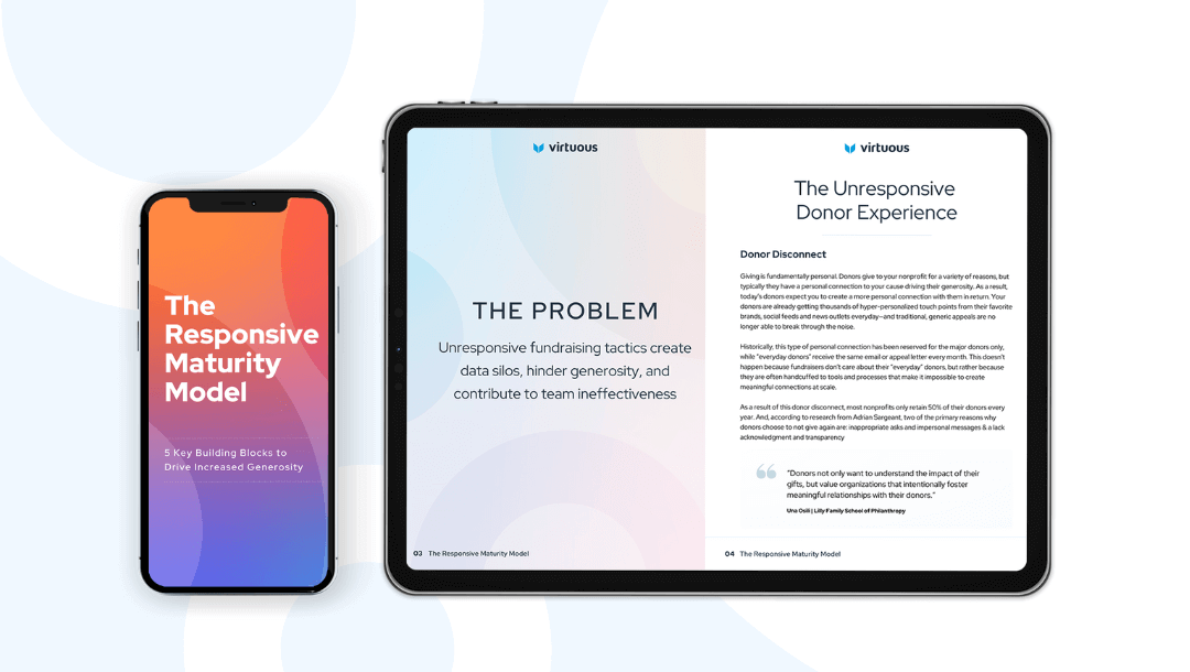 Responsive Fundraising Maturity Model » Virtuous Software