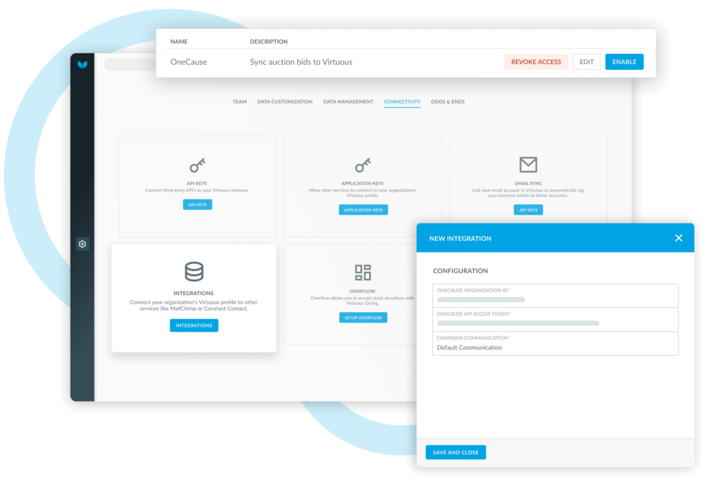 Virtuous Announces Integration with OneCause