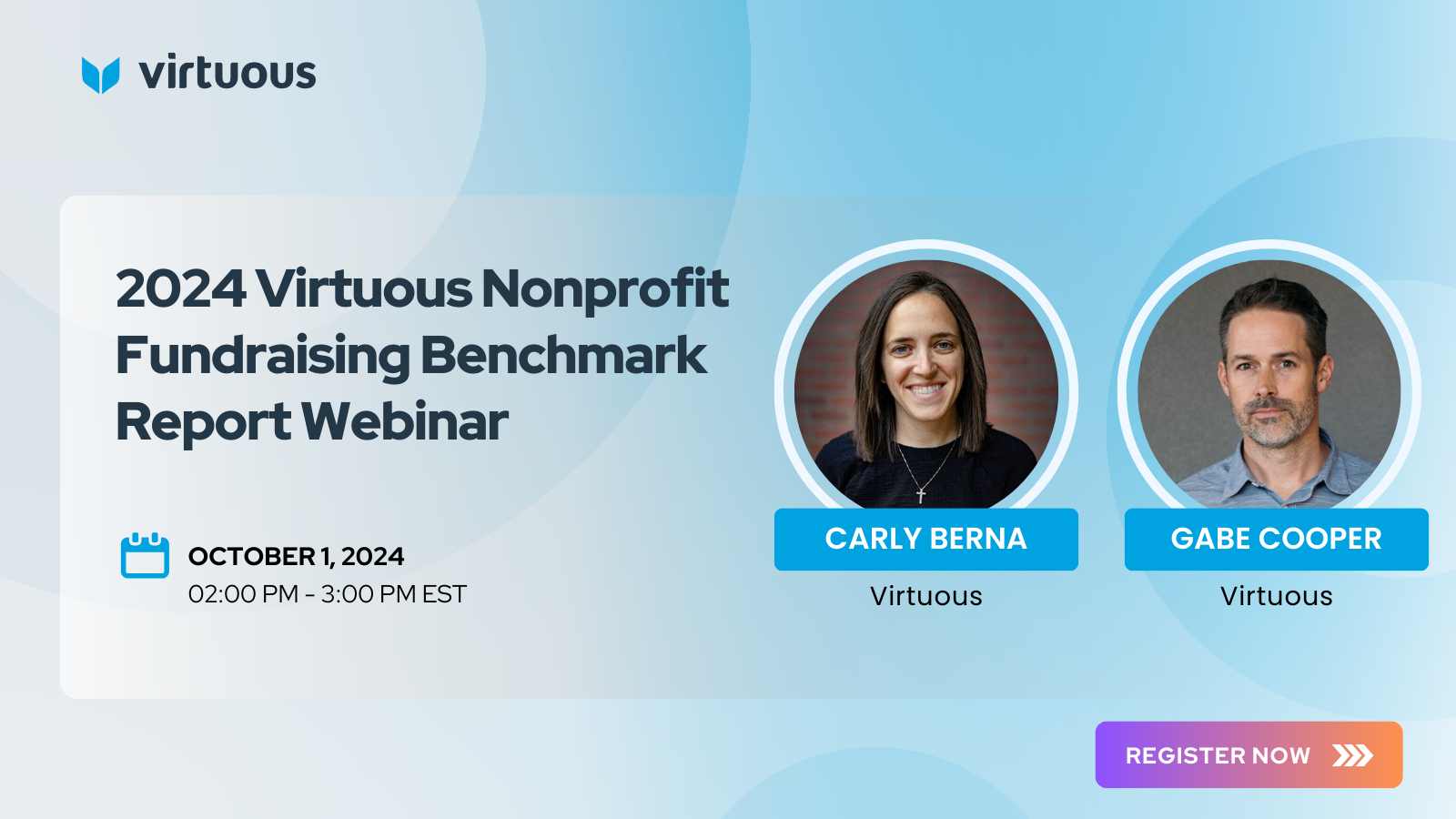 2024 Virtuous Nonprofit Fundraising Benchmark Report Webinar » Virtuous Software