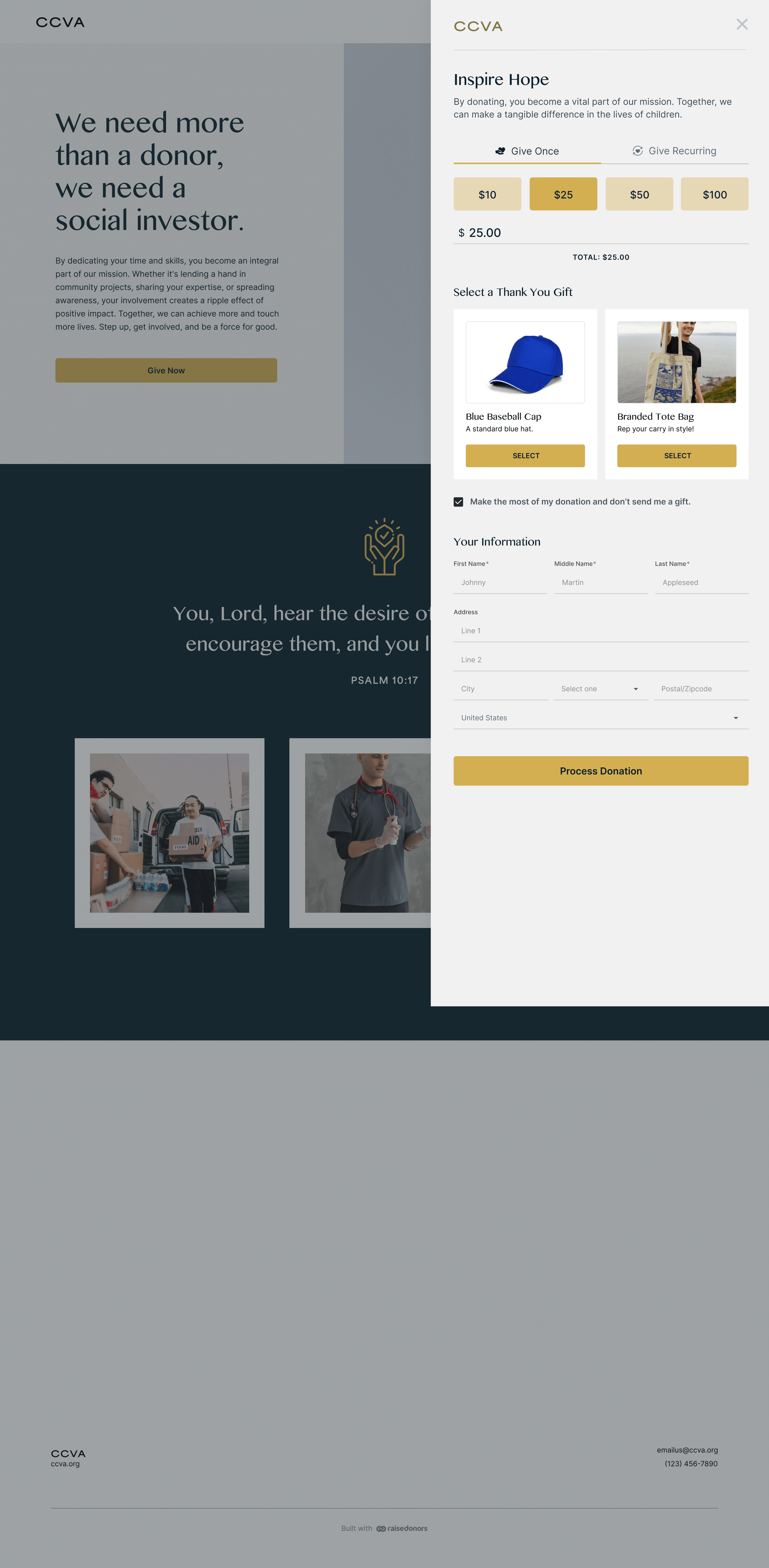 Online Giving Solutions » Virtuous Software